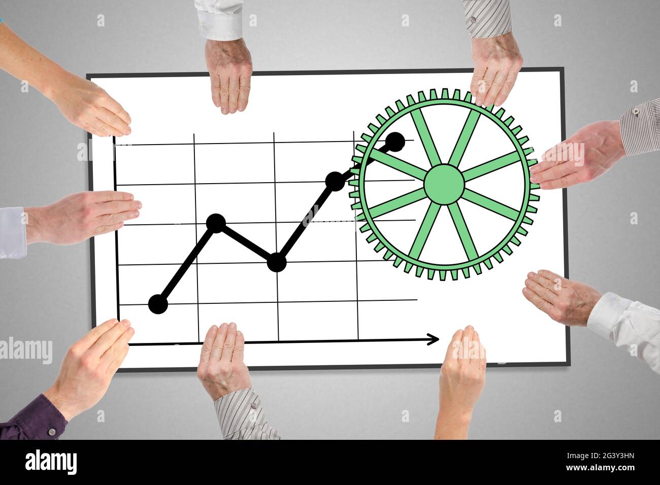 Business analysis concept on a whiteboard held by hands Stock Photo - Alamy