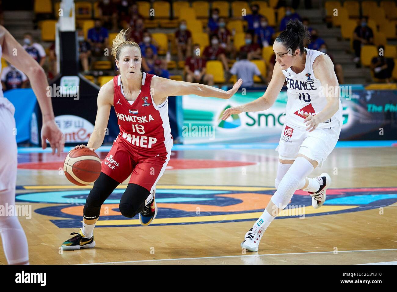 Ivana DOJKIC (18) of Croatia during the FIBA Women's EuroBasket 2021 ...