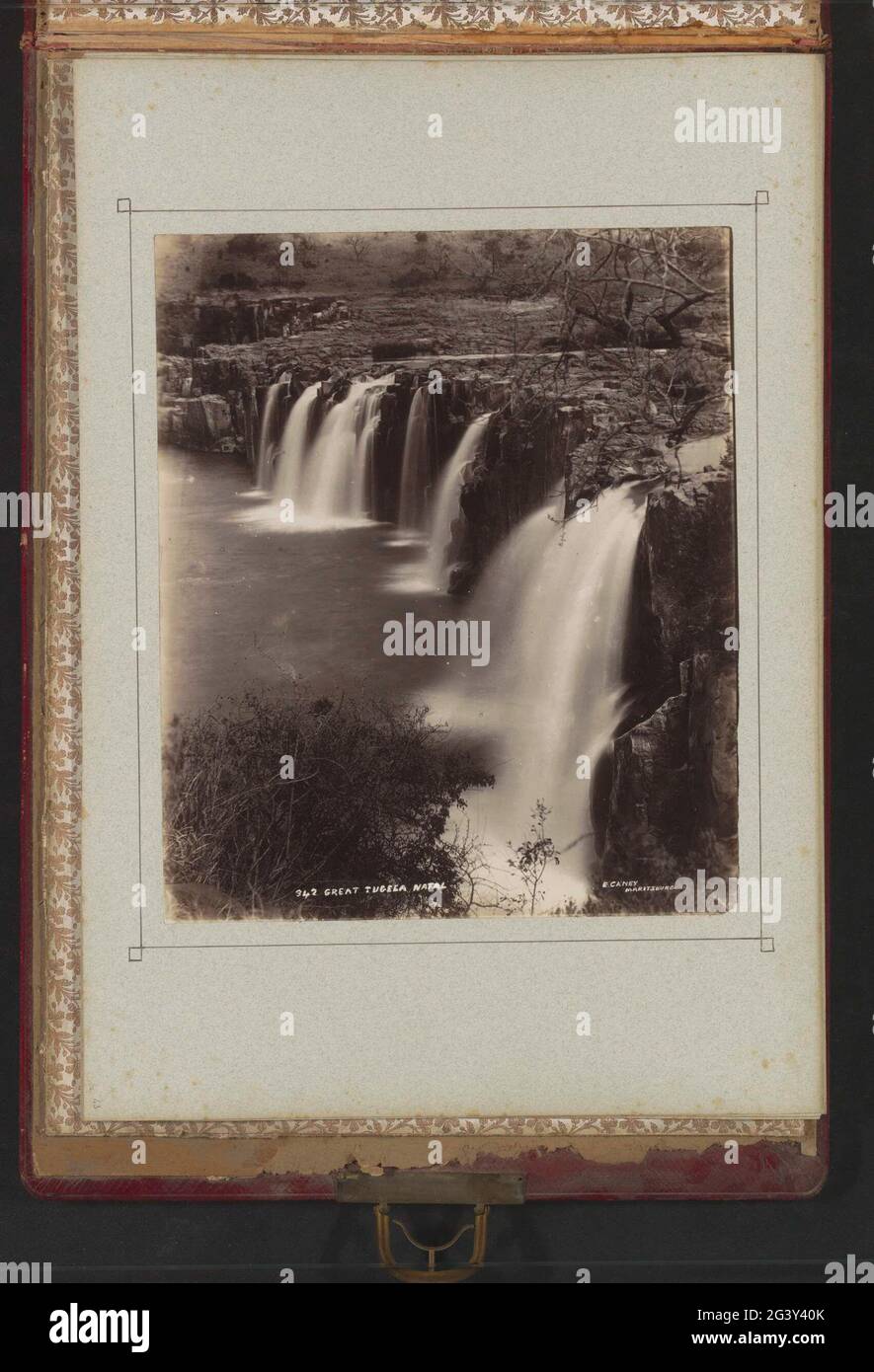 Tuguga waterfalls in South Africa; Great Tugea Falls. Part of travel ...