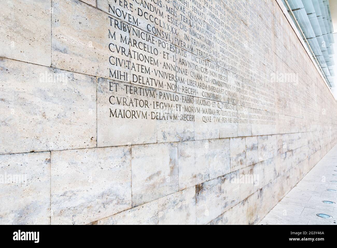 Res gestae divi augusti hi-res stock photography and images - Alamy