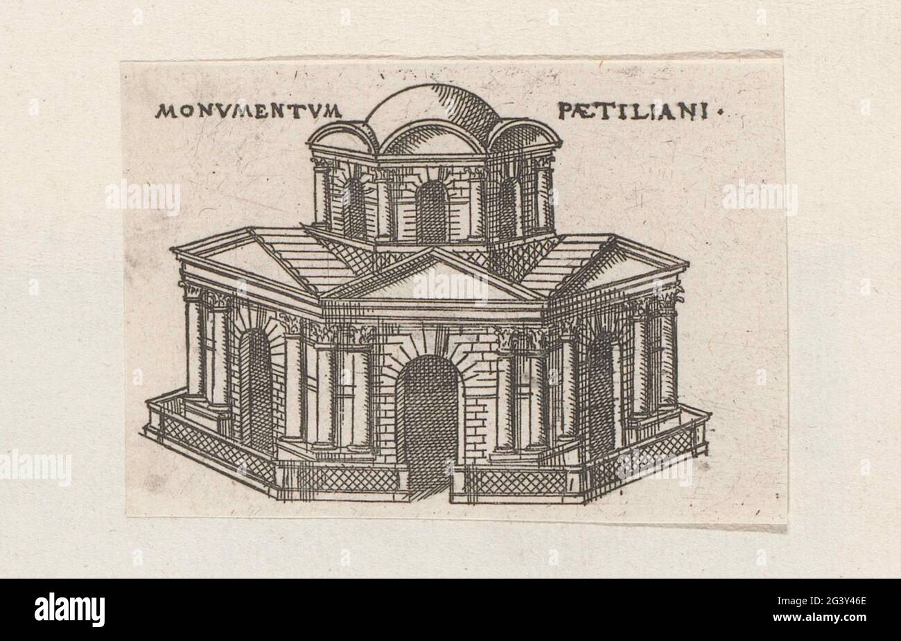 The paetiliani monument in Rome; Monumentum paetiliani; Livre des ...