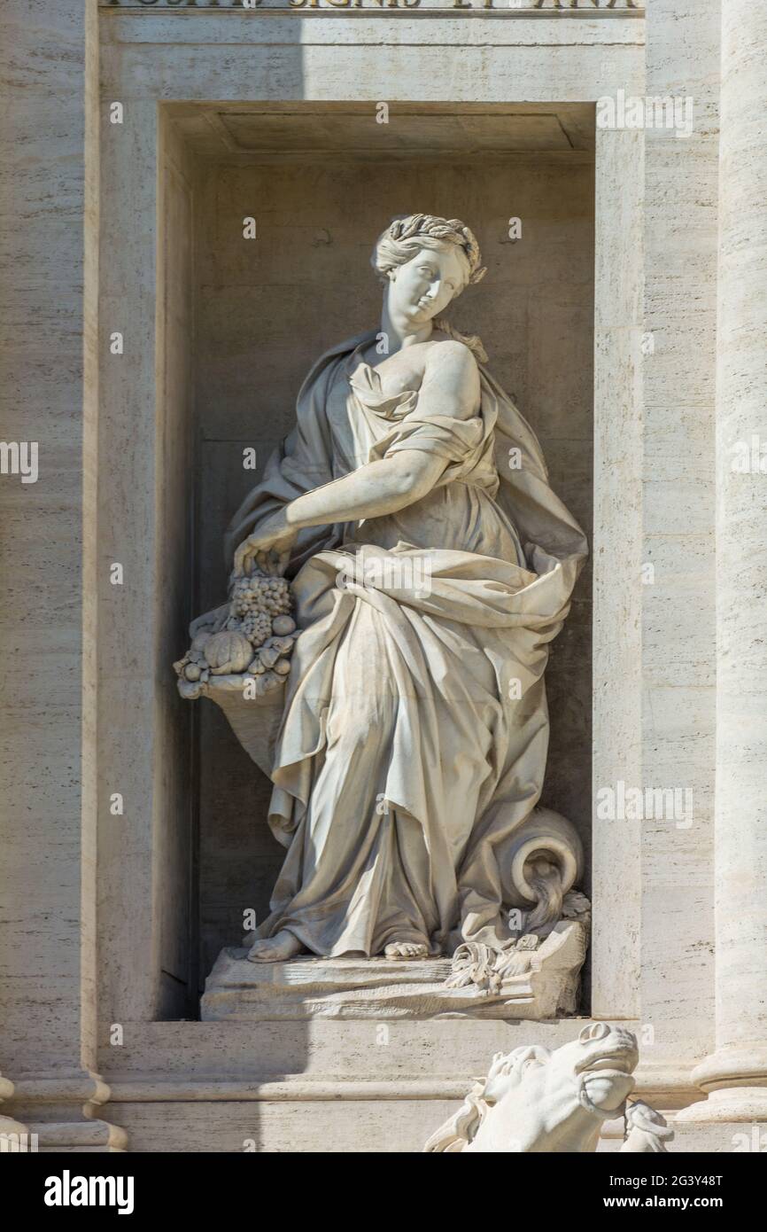 Statue The goddess of abundance Stock Photo - Alamy