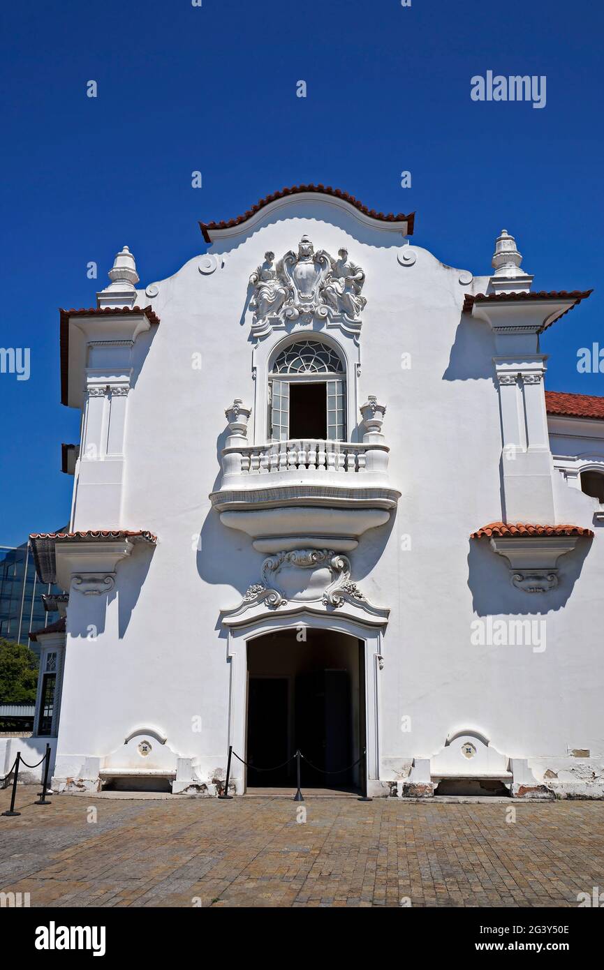 Neocolonial style in architecture, Rio de Janeiro, Brazil Stock Photo ...