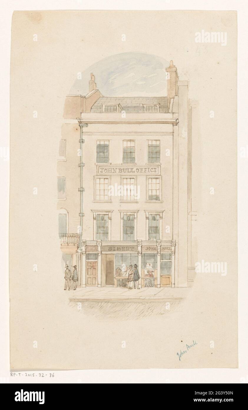 Exterior of the office of John Bull Magazine Stock Photo - Alamy