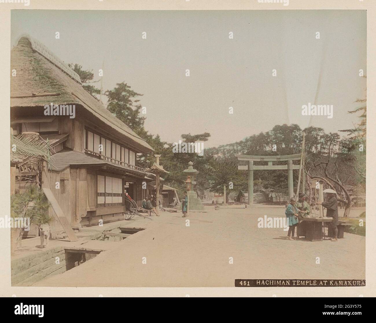 Tsurugaoka Hachiman-Gu Temple in Kamakura; Hachiman Temple at Kamakura ...
