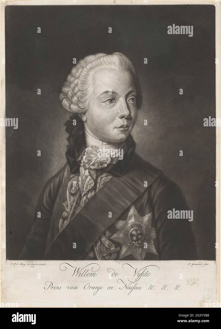 Portrait of Willem V, Prince of Orange-Nassau. Portrait of Willem V. In ...