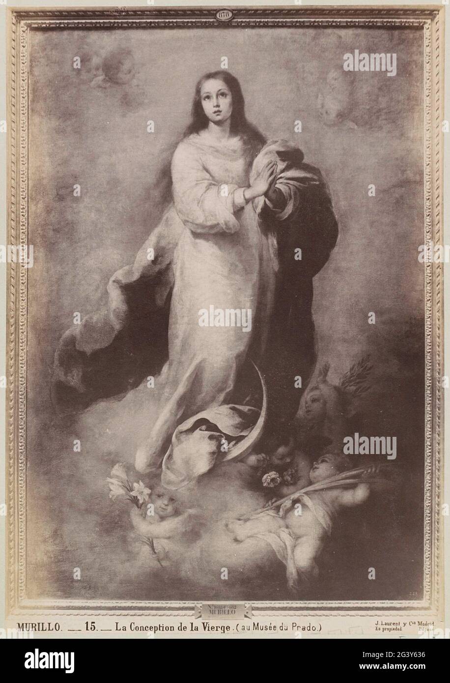 Photo production of a painting by Bartolomé Esteban Murillo ...