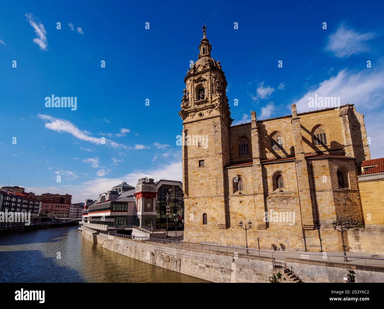 Church of San Anton in Bilbao, Biscay, Basque Country, Spain Stock ...