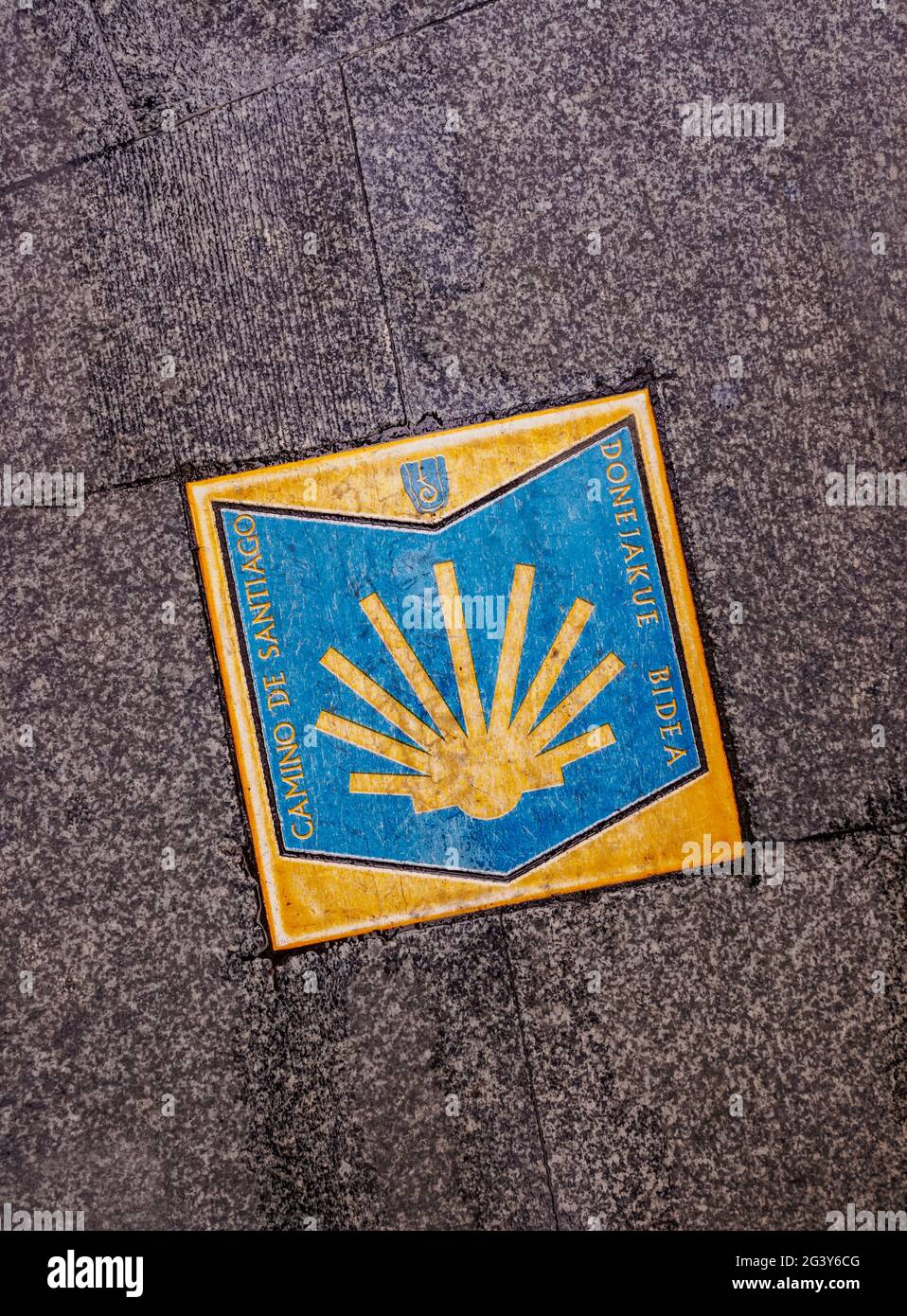 The Scallop Shell, Camino de Santiago Symbol, detailed view, Bilbao ...