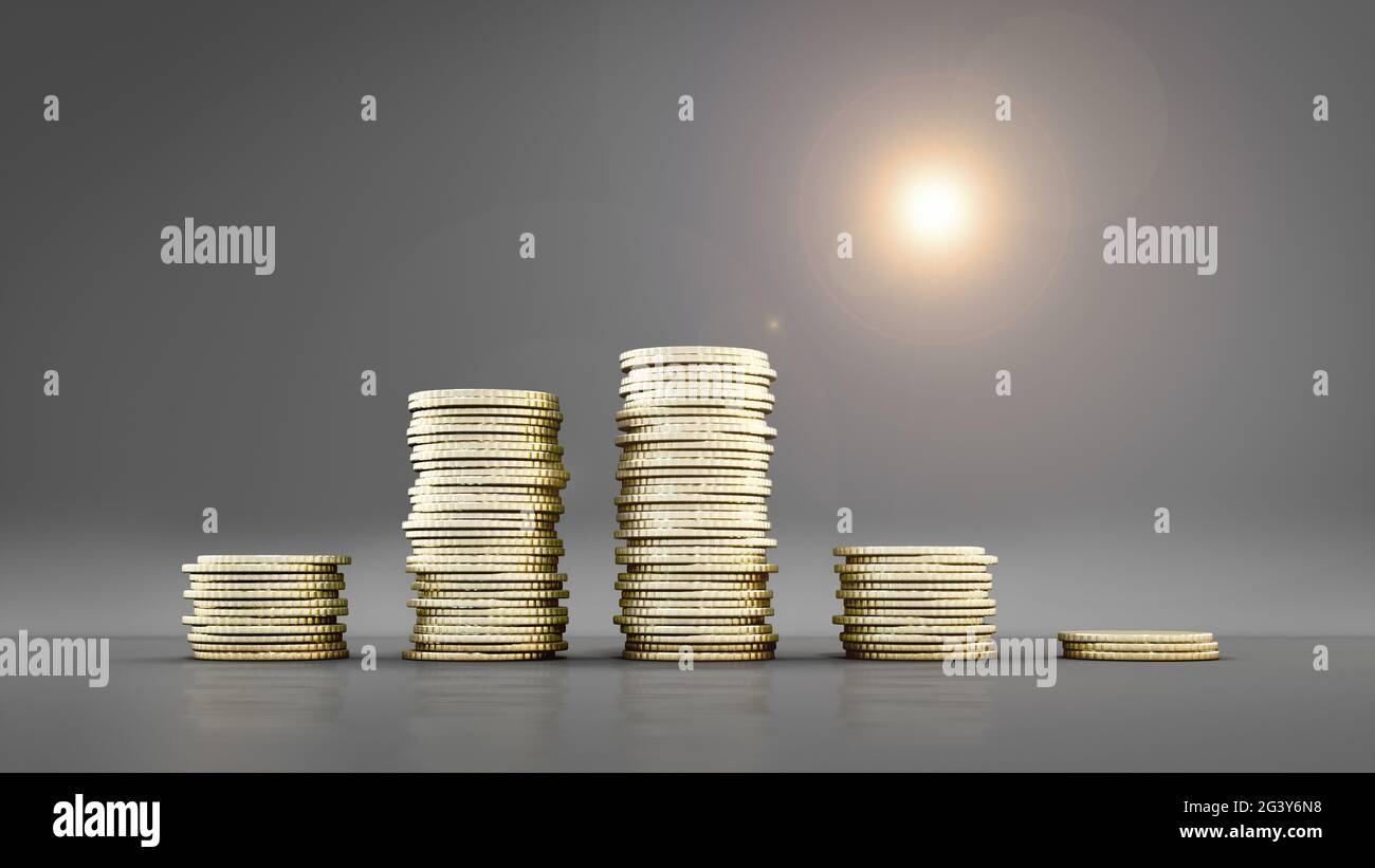 Financial success concept stacks hi-res stock photography and images ...