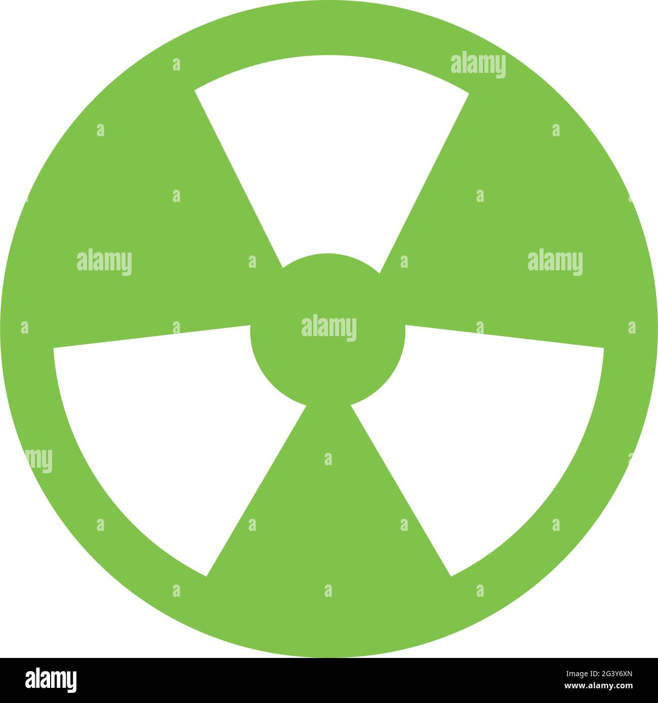 nuclear symbol icon on white background Stock Vector Image & Art - Alamy