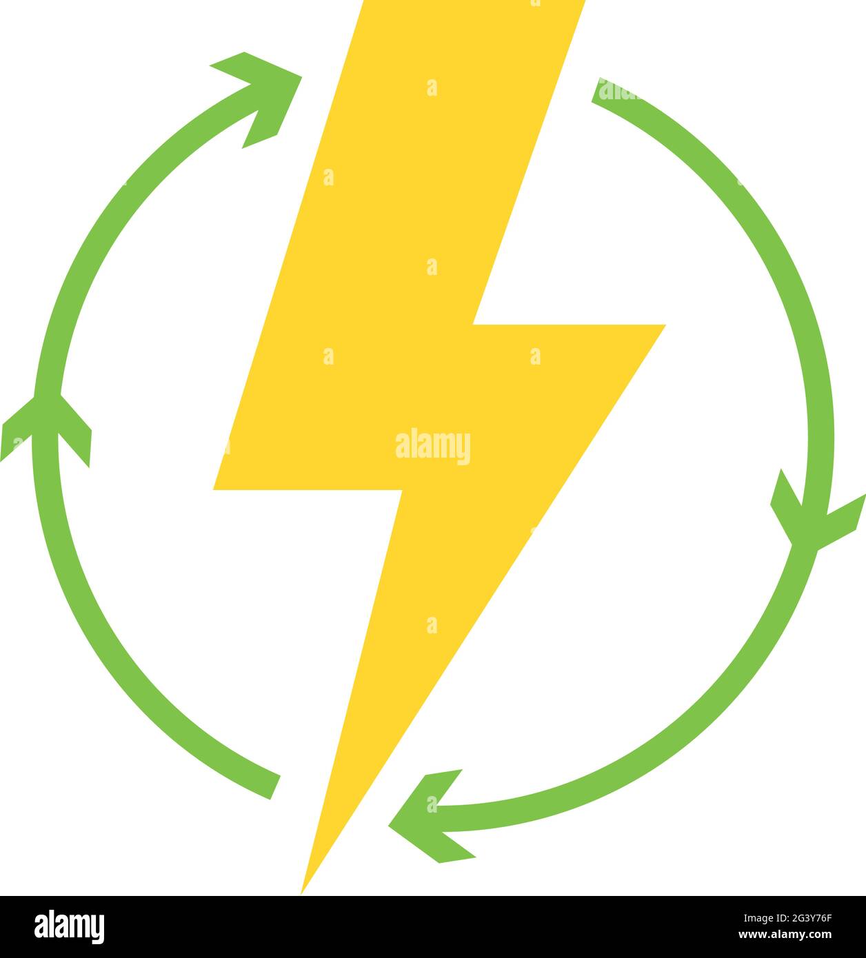 renewable energy symbol on white background Stock Vector Image & Art ...