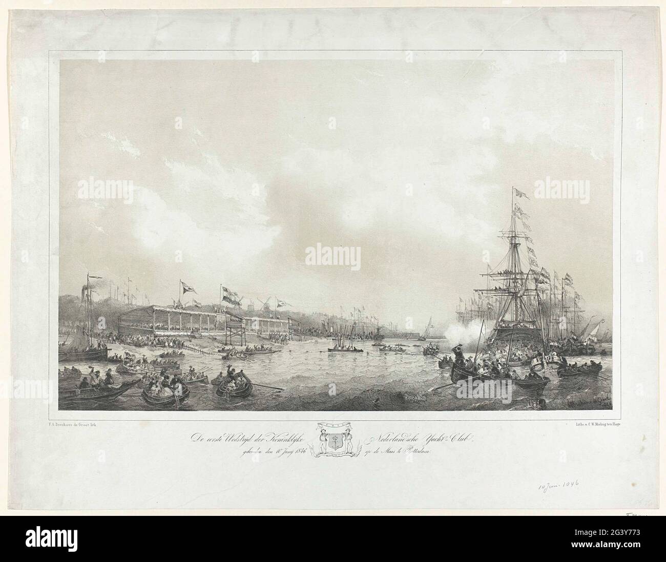 The first competition of the Royal Dutch Yacht Club, held on 10 June ...