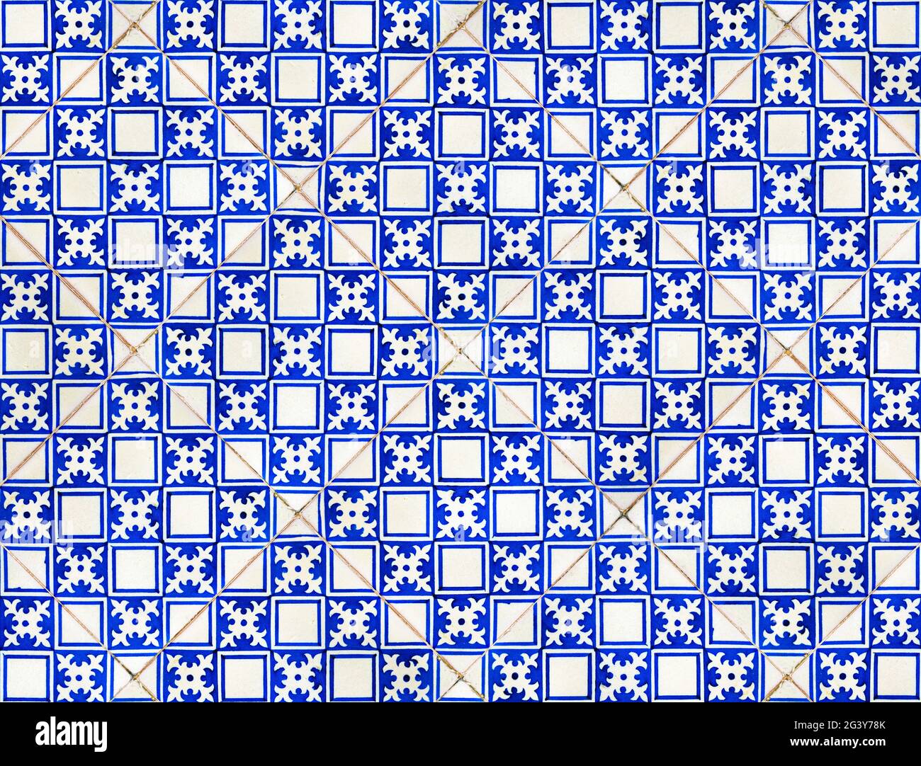 Blue square tiles seamless pattern hi-res stock photography and images ...