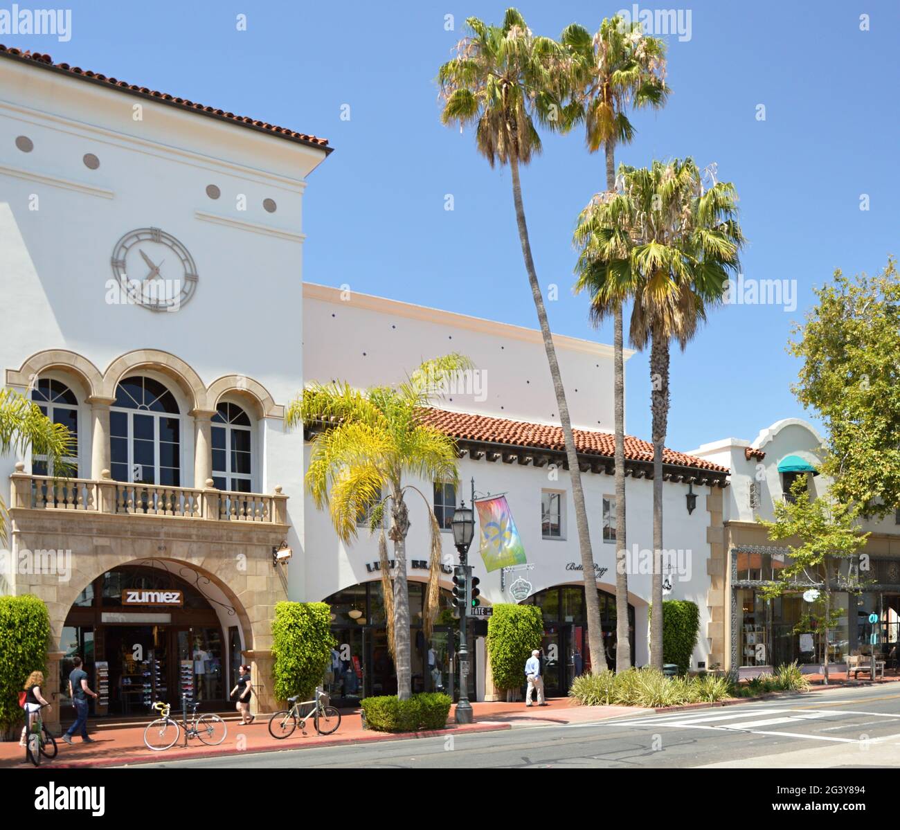 Downtown Santa Barbara, California Stock Photo - Alamy Downtown Santa Barbara, California Stock Photo - Alamy