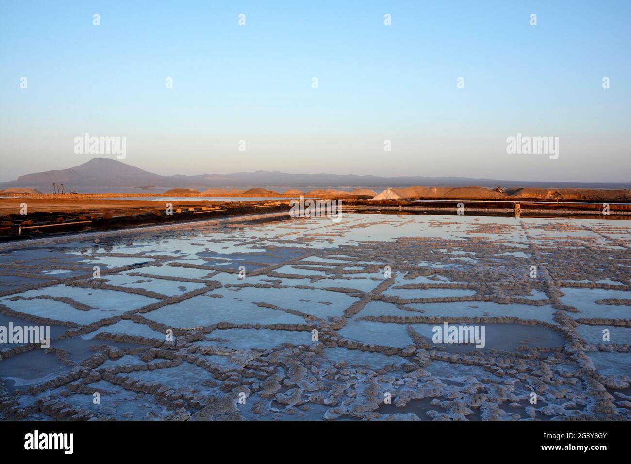 Salt extraction basins hi-res stock photography and images - Alamy