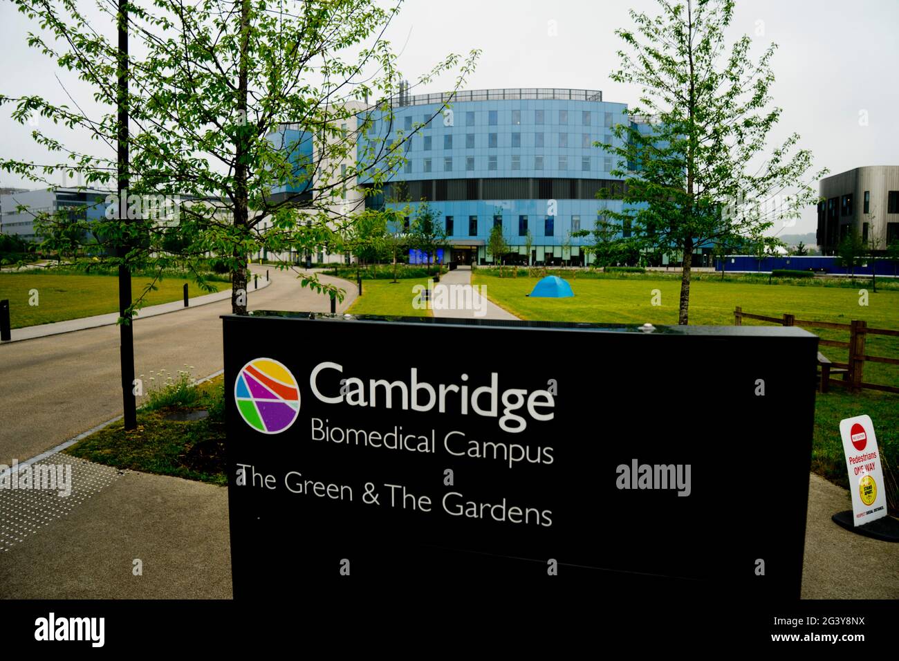 Cambridge Biomedical Campus, Papworth hospital in background, Cambridge ...