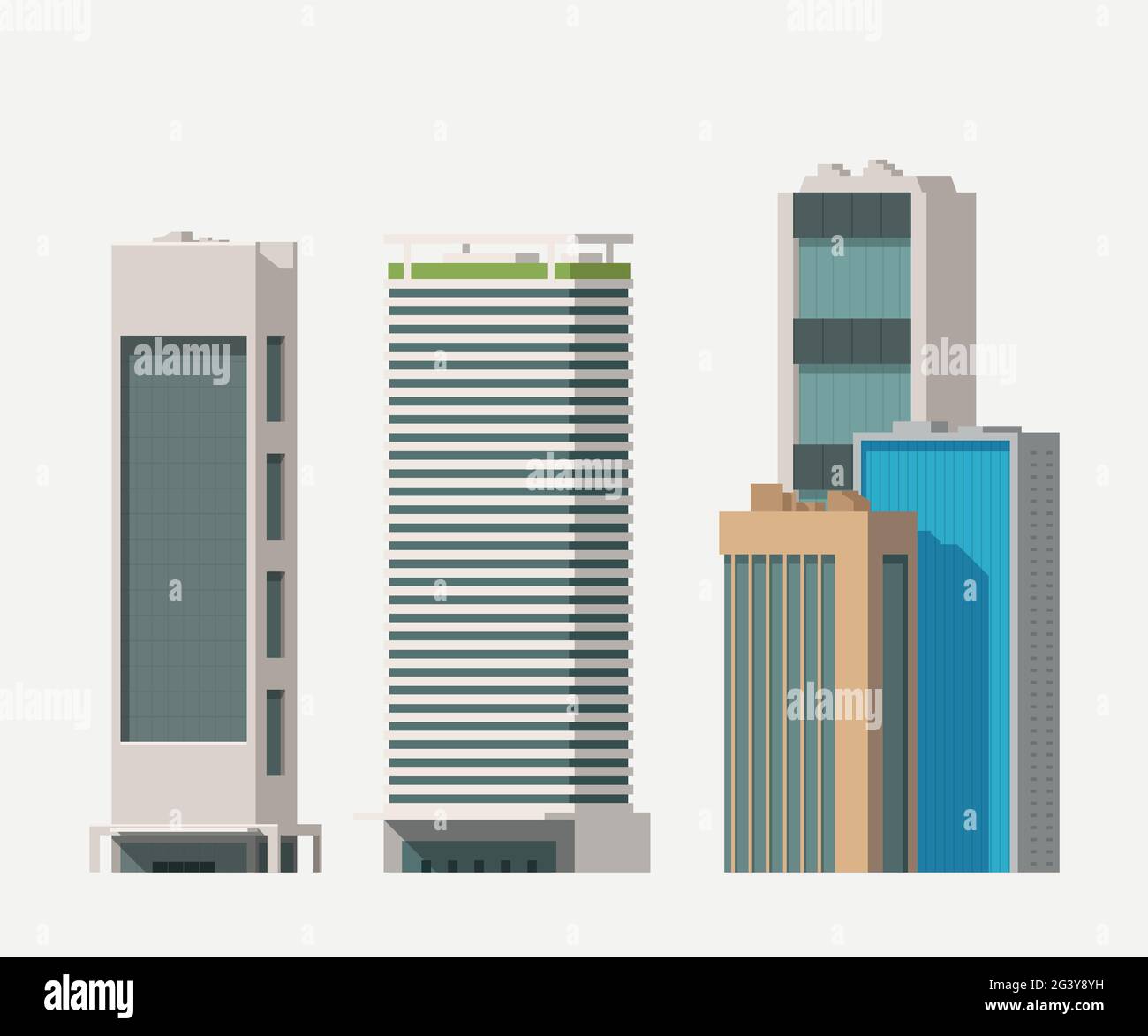 Modern sky office Cut Out Stock Images & Pictures - Alamy