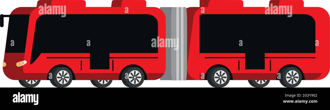 articulated bus transport Stock Vector Image & Art - Alamy