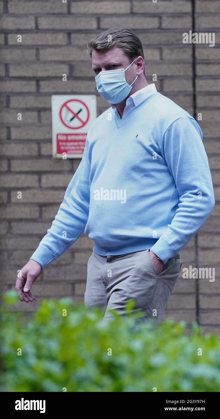 Paul Ritchie arrives at Southwark Crown Court in London, the ...