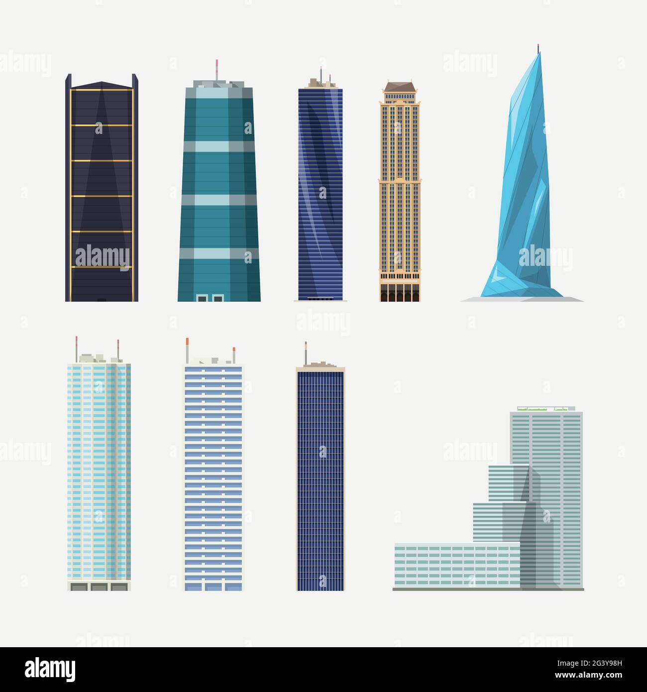 Modern architecture in financial Stock Vector Images - Alamy