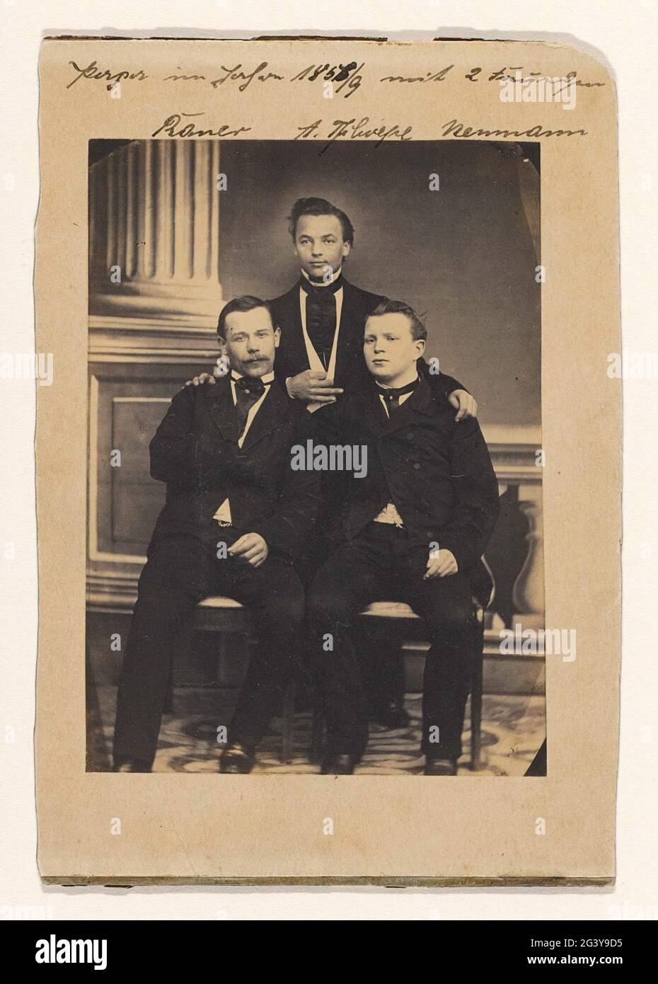 Portrait of three young men Stock Photo - Alamy