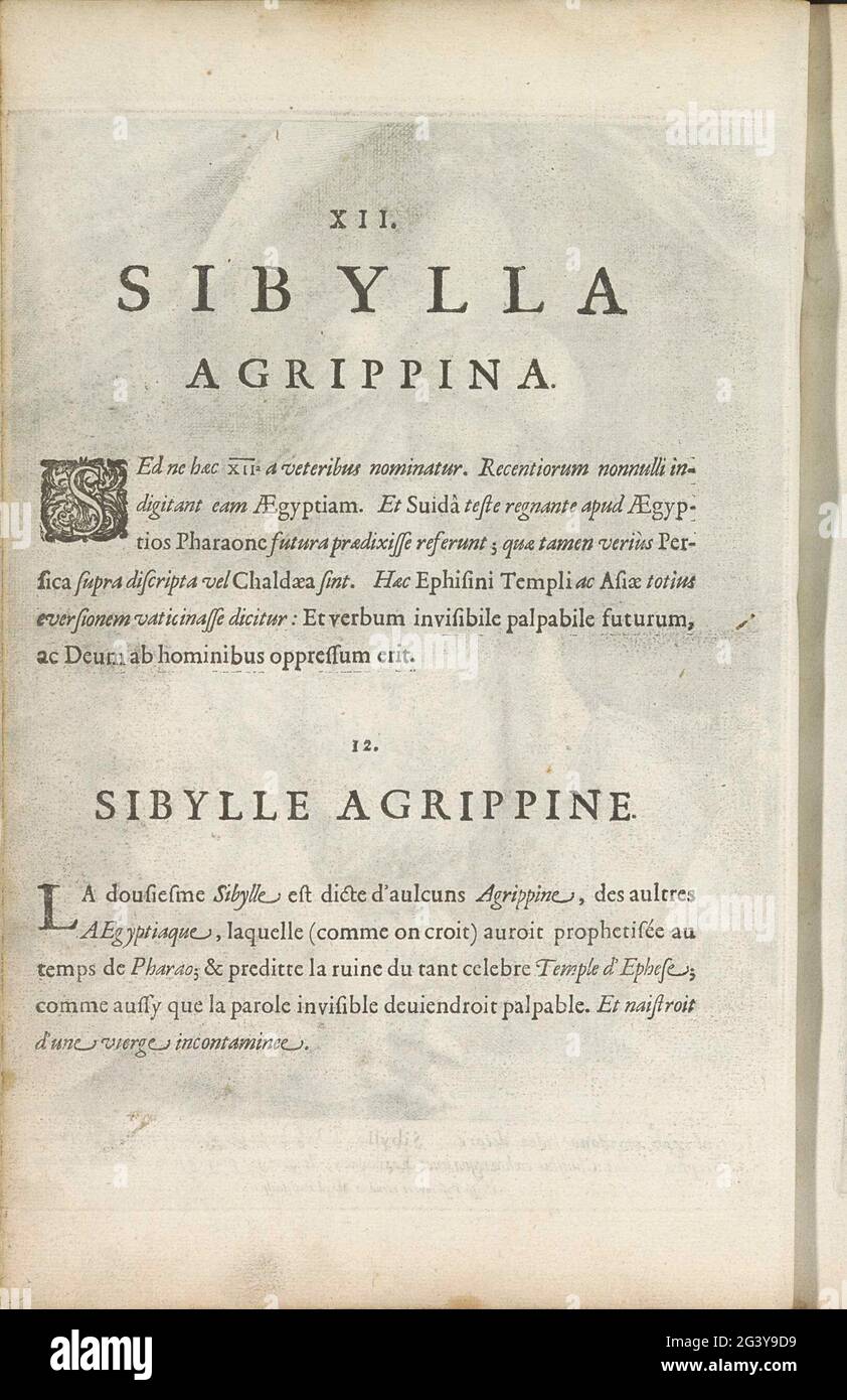 Sibylla agrippina hi-res stock photography and images - Alamy