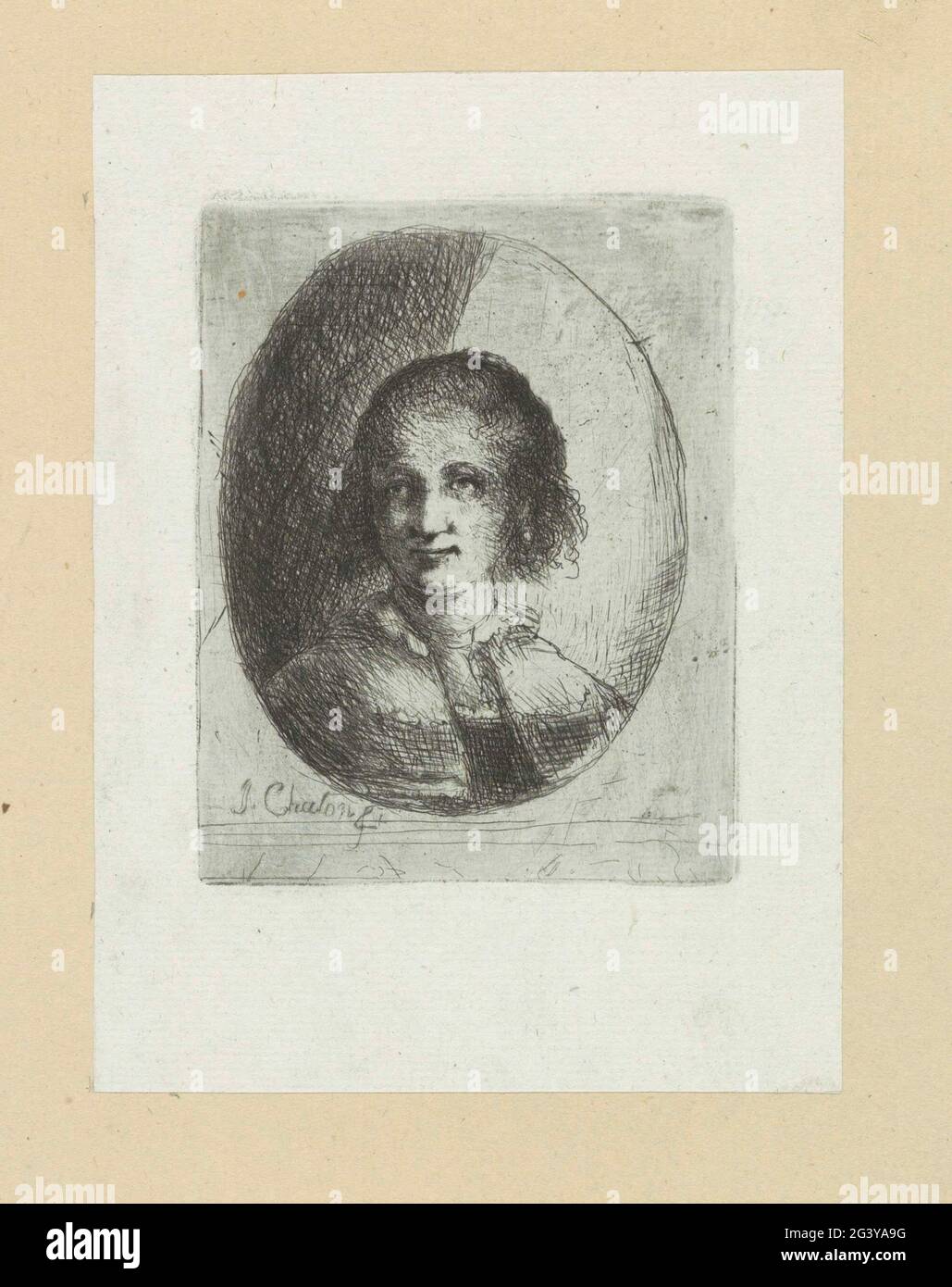 Portrait of Christina Chalon; The Compleat Work of Etchings by John ...