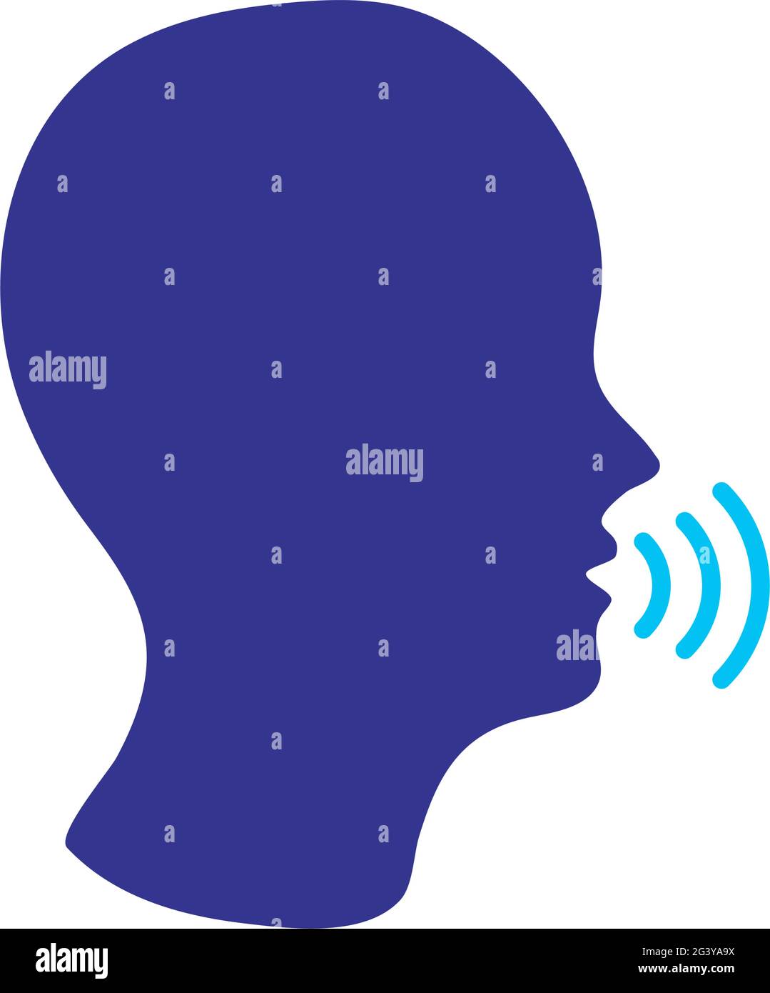 human profile talk Stock Vector Image & Art - Alamy