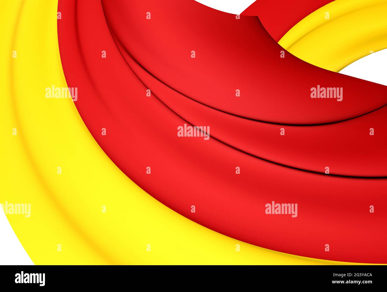 3D Flag of Ostend (West Flanders), Belgium. 3D Illustration Stock Photo ...