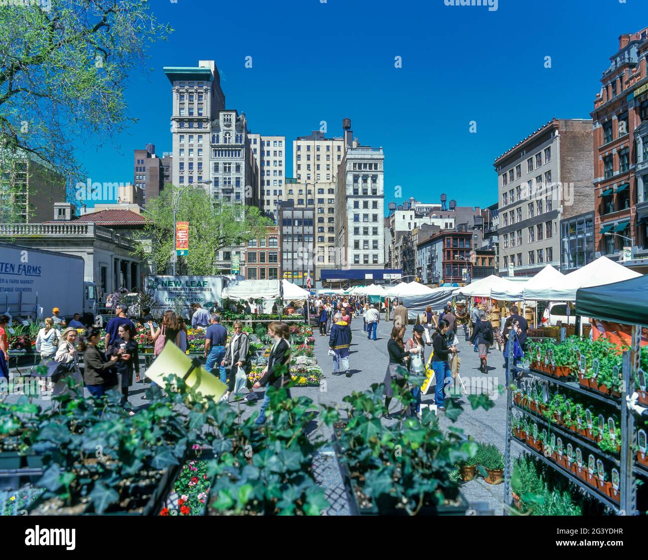 Market new york city historical hi-res stock photography and images - Alamy