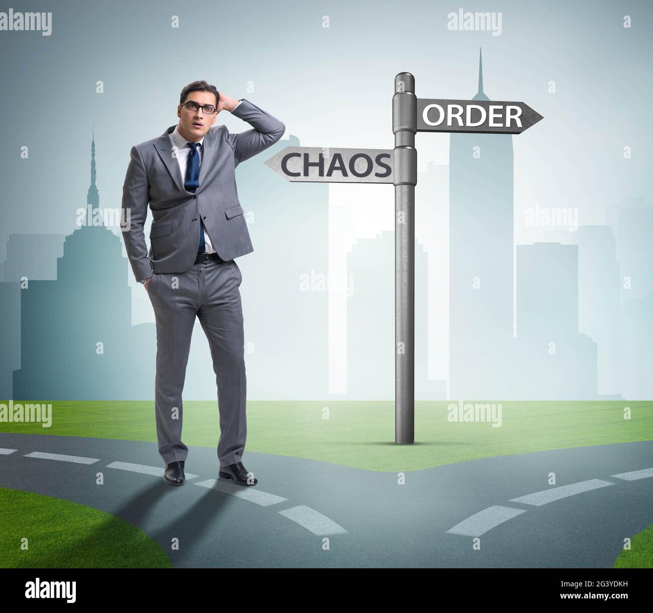 Concept problem choice difficult decision hi-res stock photography and ...