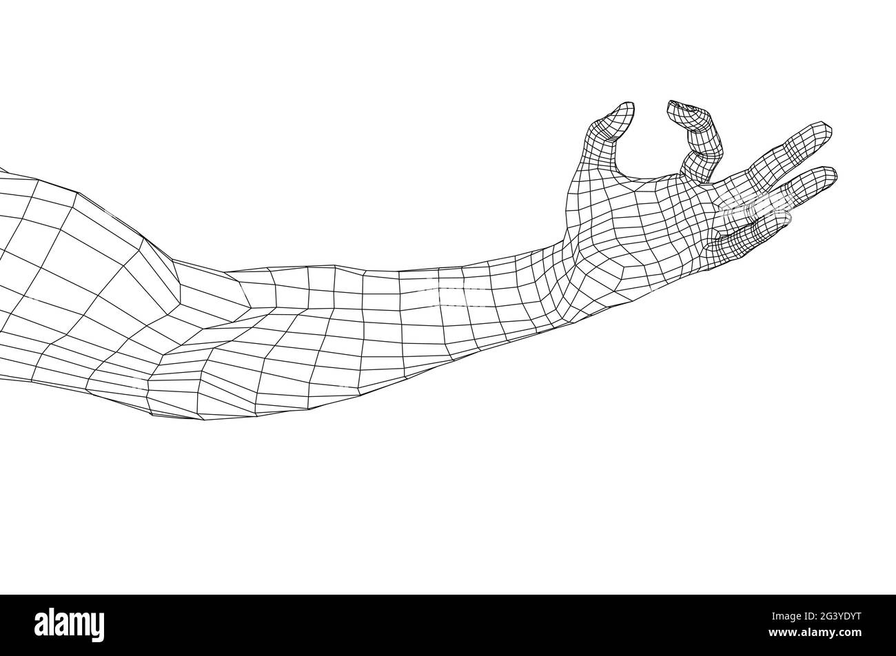 Hand hold some tiny or thin object. Vector Stock Vector Image & Art - Alamy