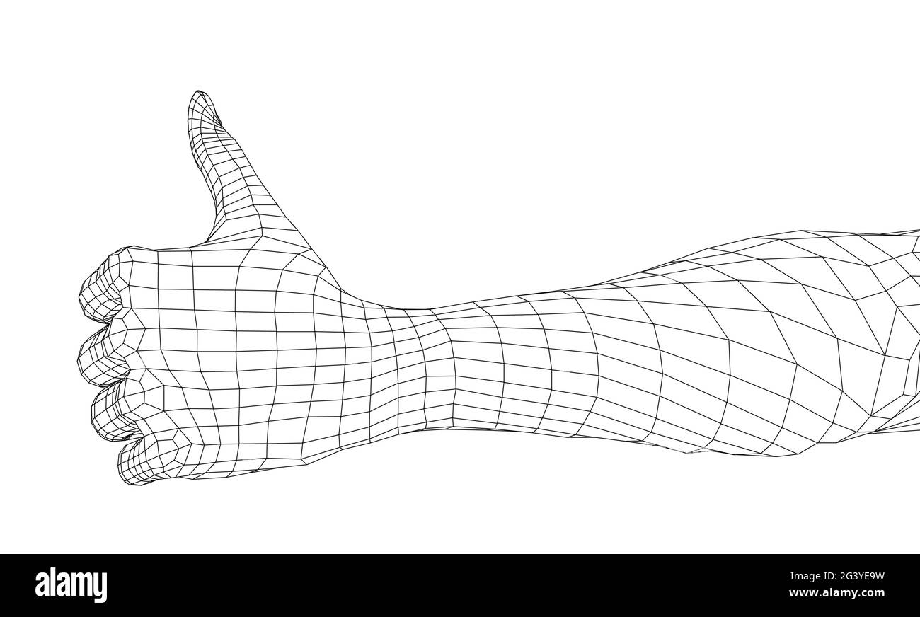 Thumb up hand sign. Vector Stock Vector Image & Art - Alamy