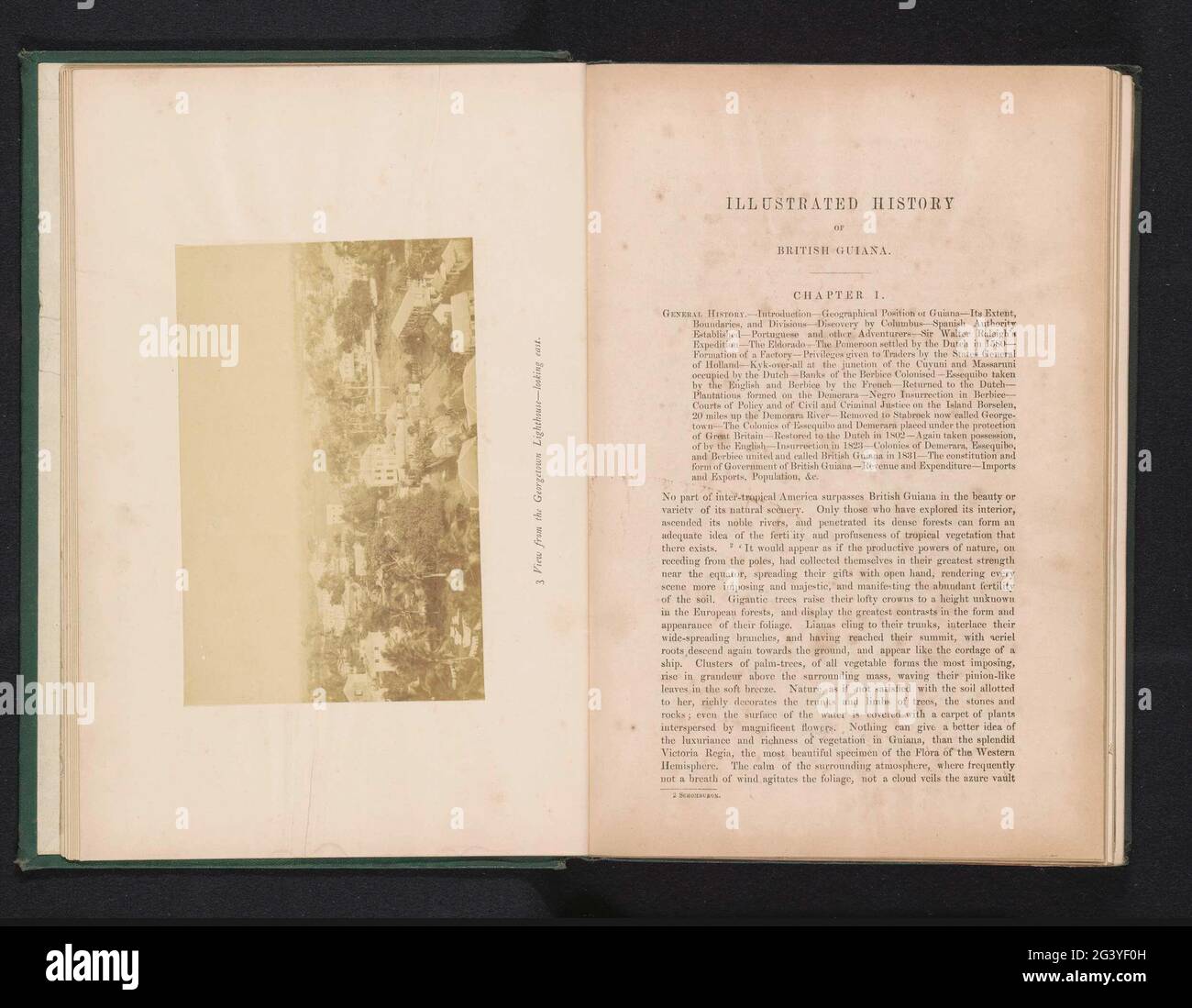 Face on Georgetown from a lighthouse; View from the Georgetown ...