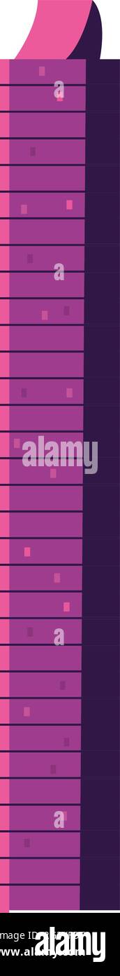 purple tower building on white background Stock Vector Image & Art - Alamy