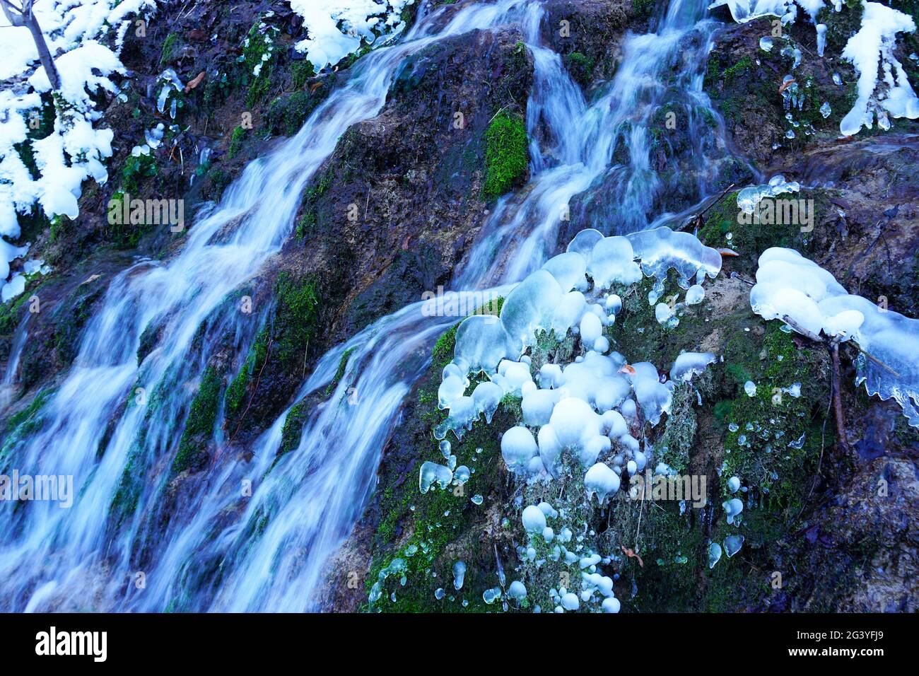 Swabian alps waterfall hi-res stock photography and images - Alamy