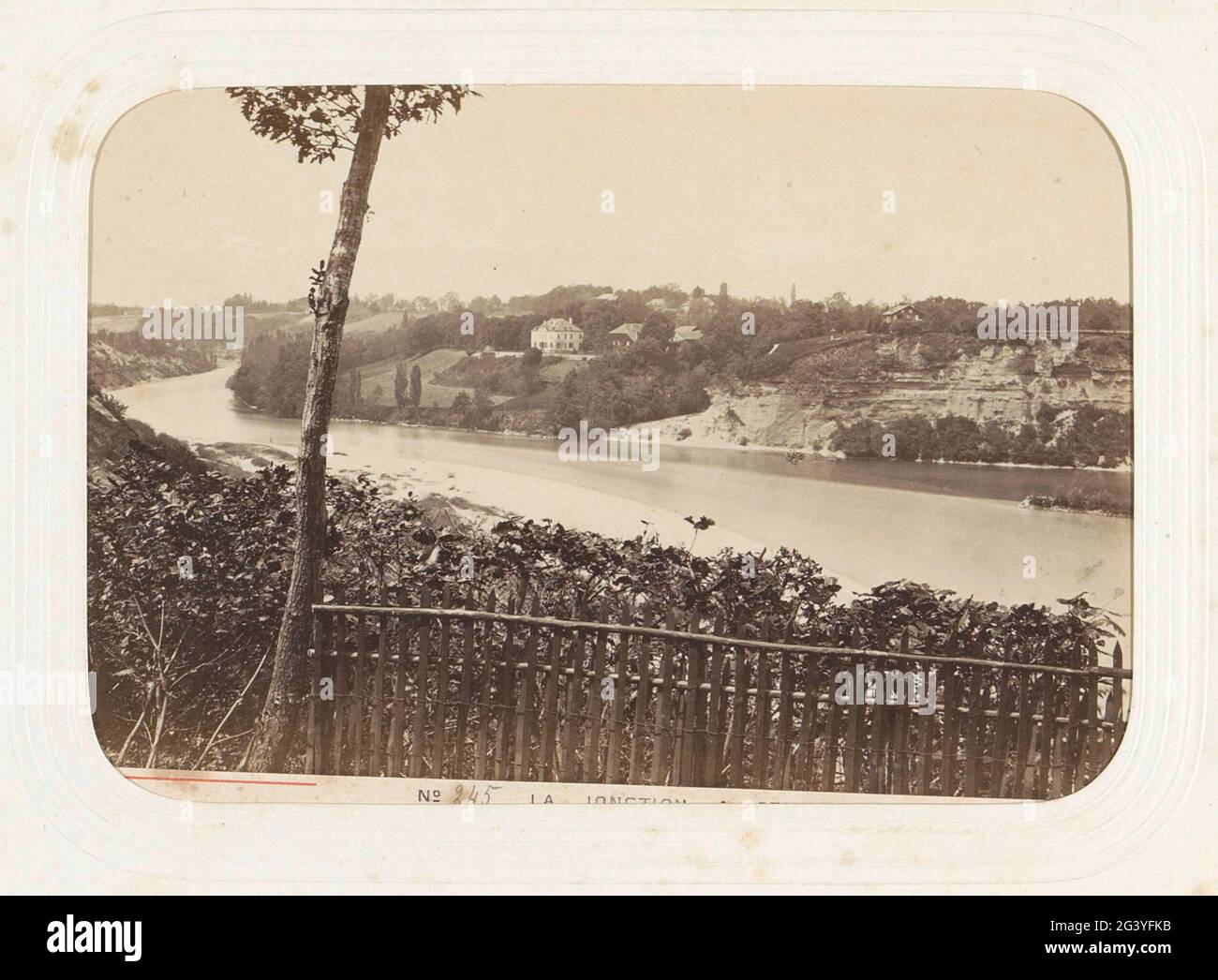 View of La Jonction at Geneva; La Jonction A Geneva. Part of travel ...