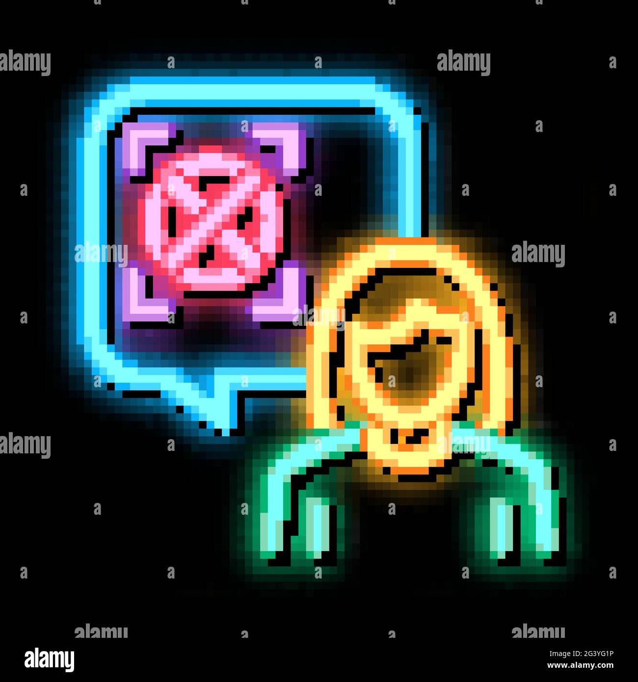 Face refusal Stock Vector Images - Alamy