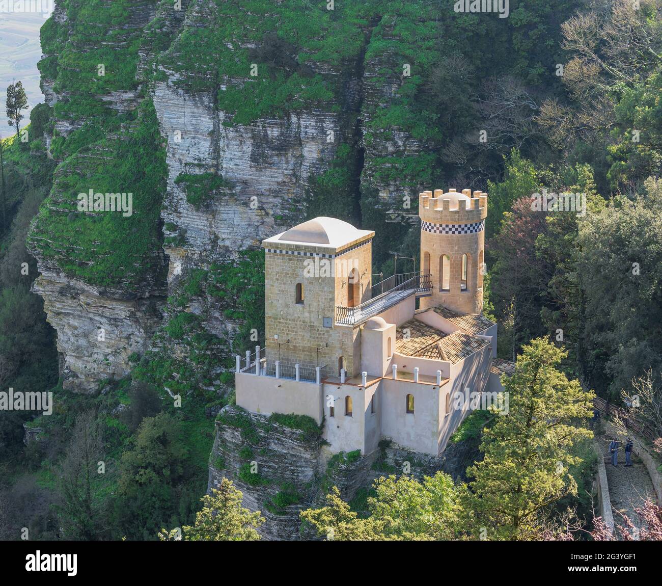 Venus Castle, Erice, Sicily, Italy Stock Photo - Alamy