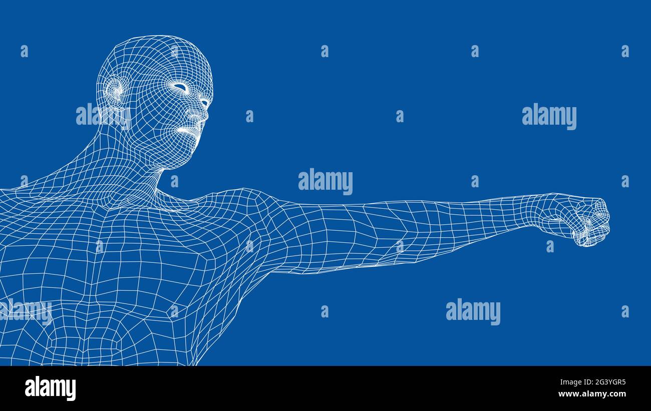 Fist of a young fighter. Vector Stock Vector Image & Art - Alamy