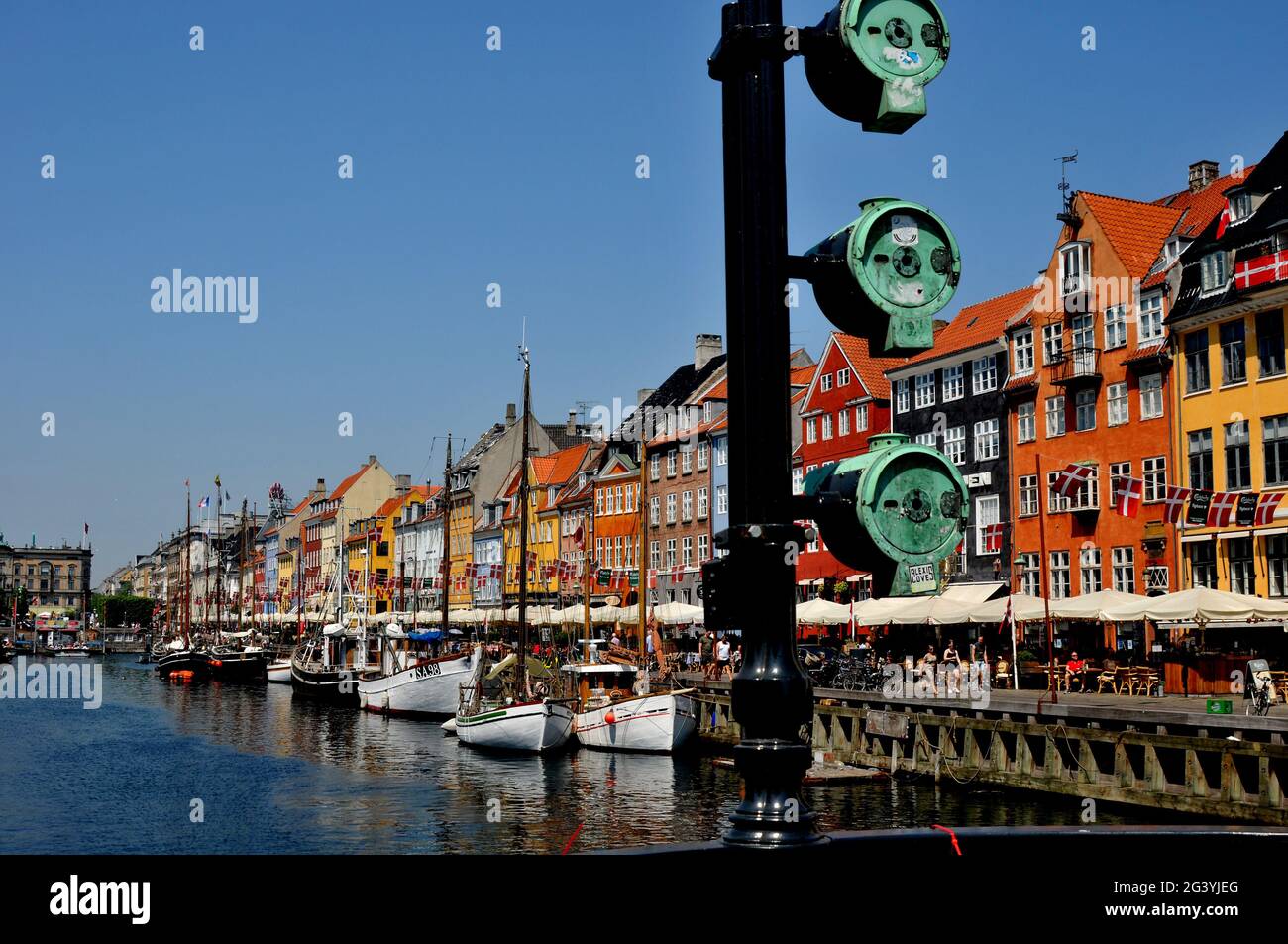 Copenhagen, Denmark. 18 Nyhavn canal Food and drinks andtourism and ...