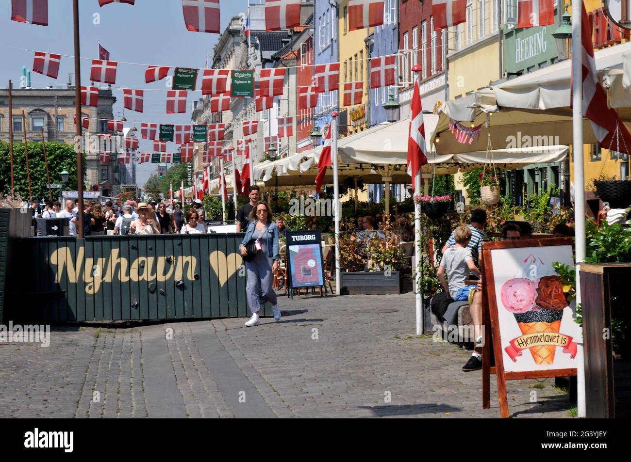 Copenhagen, Denmark. 18 Nyhavn canal Food and drinks andtourism and ...