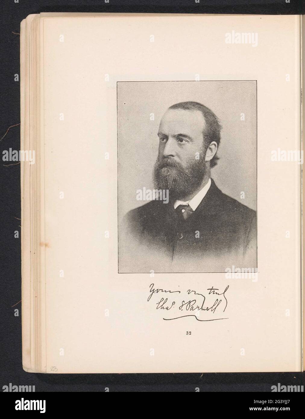 Portrait of Charles Stewart Parnell Stock Photo - Alamy