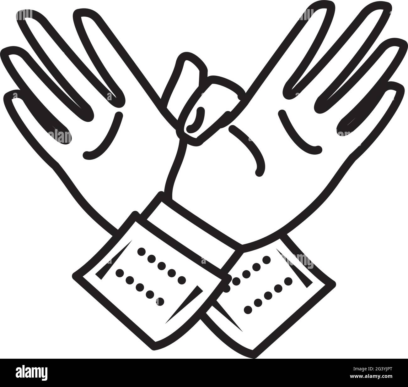 hand in yoga mudra garuda Stock Vector Image & Art - Alamy