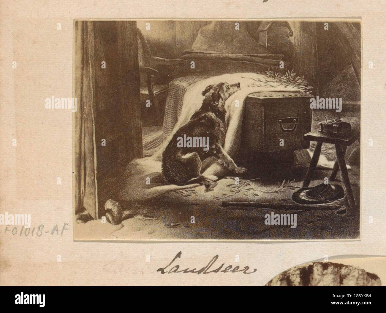 Photo production of a painting by Edwin Henry Landseer; Old Shepherd's ...