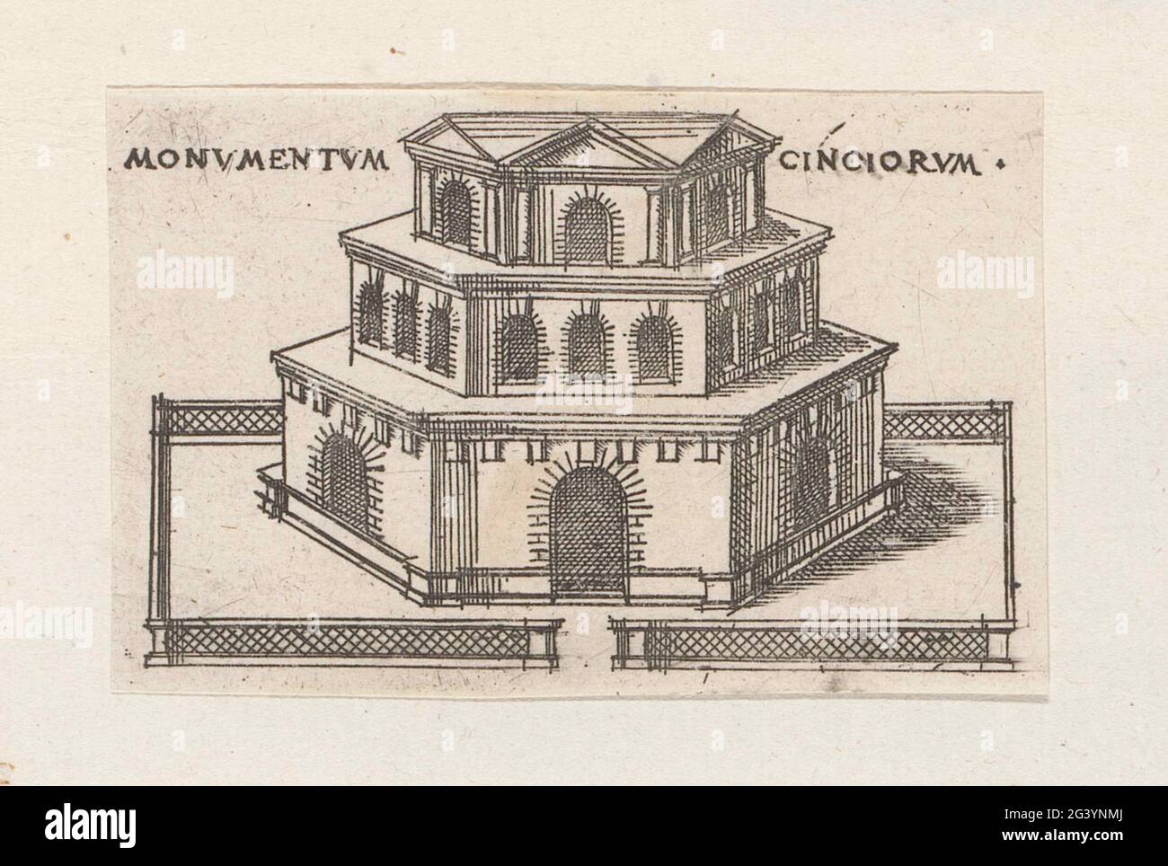 The Tomb of the Cincii in Rome; Monumentum Cinciorum; Livre des Edifes ...