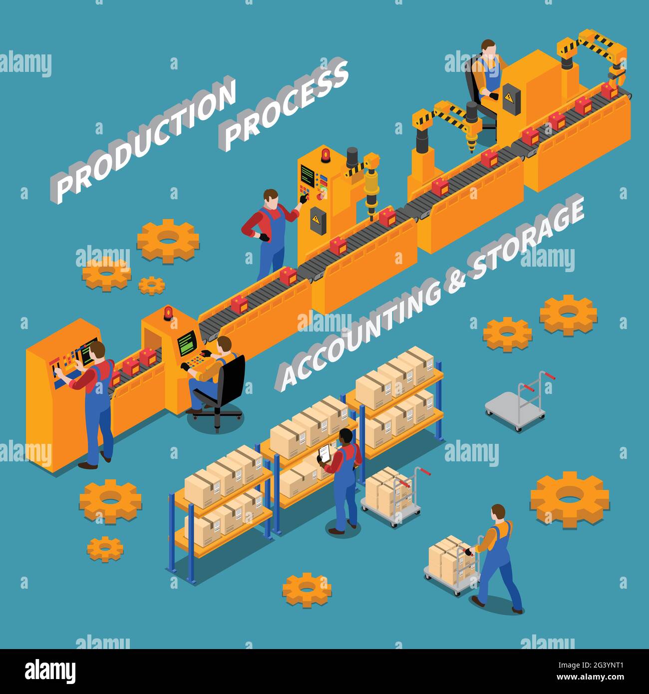 Tool Storage And Factory Stock Vector Images - Alamy