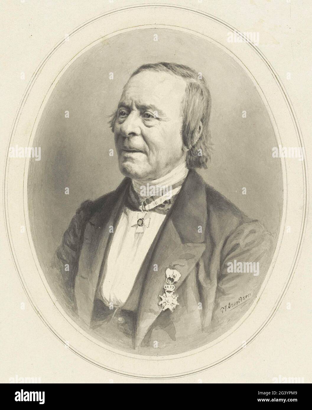 Portrait of Louis Royer. Portrait of the Louis Royer sculptor Stock ...