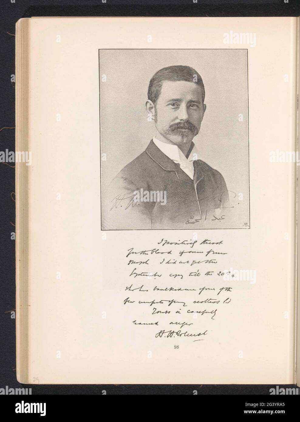 Portrait of Harry Johnston Stock Photo - Alamy